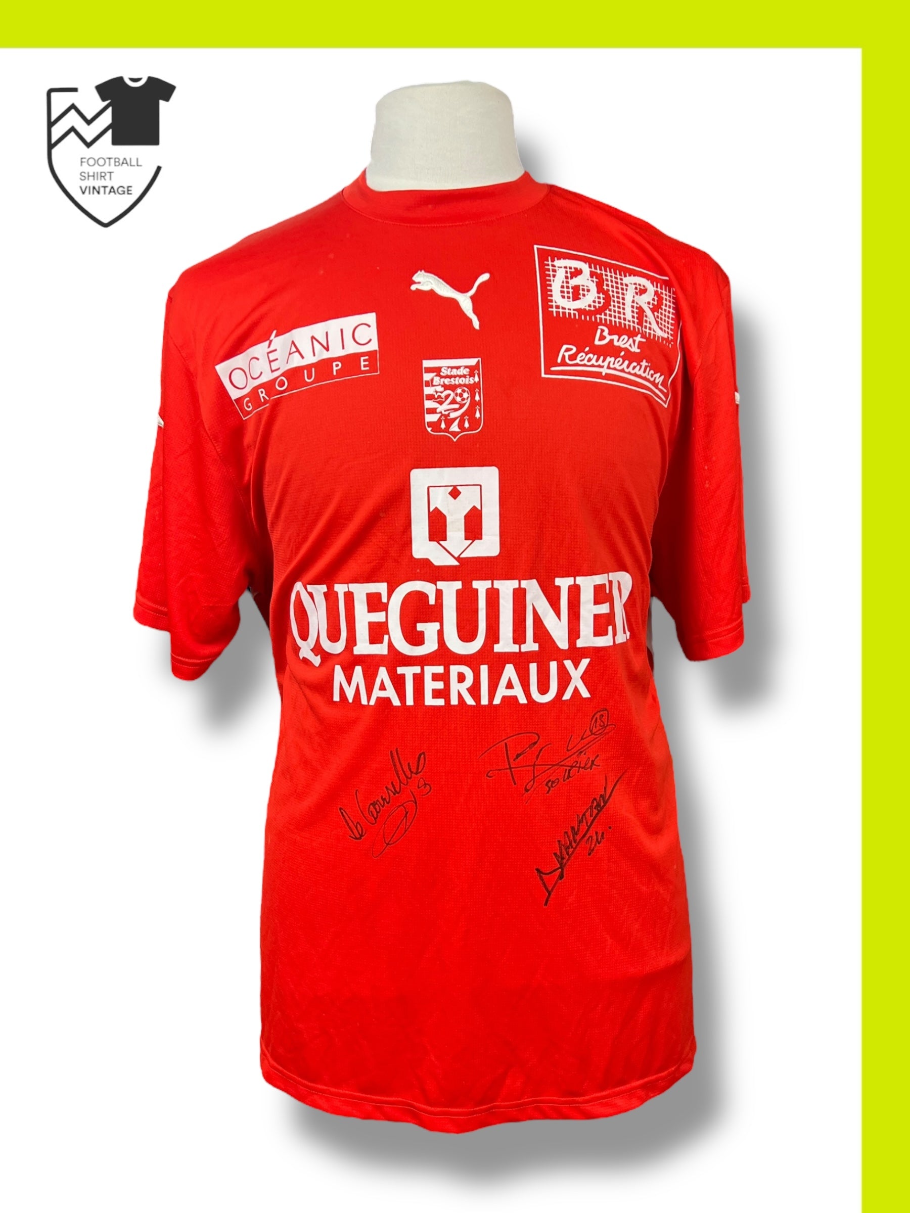 maillot football vintage Brest 2006-2007 AWAY ALAIN – Football Shirt ...
