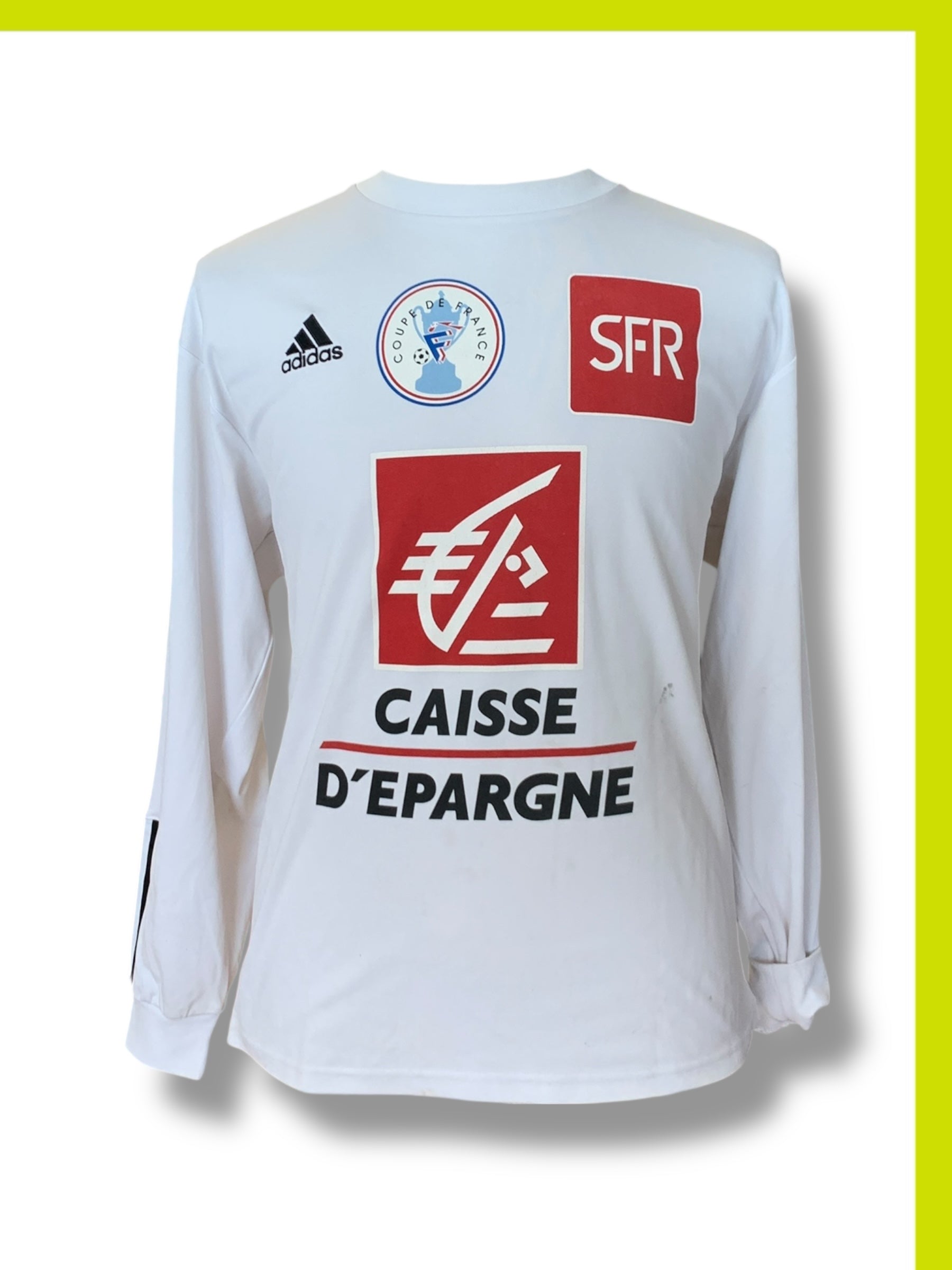 Maillot football vintage Coupe de France 2004-2005 Blanc 15 – Football ...